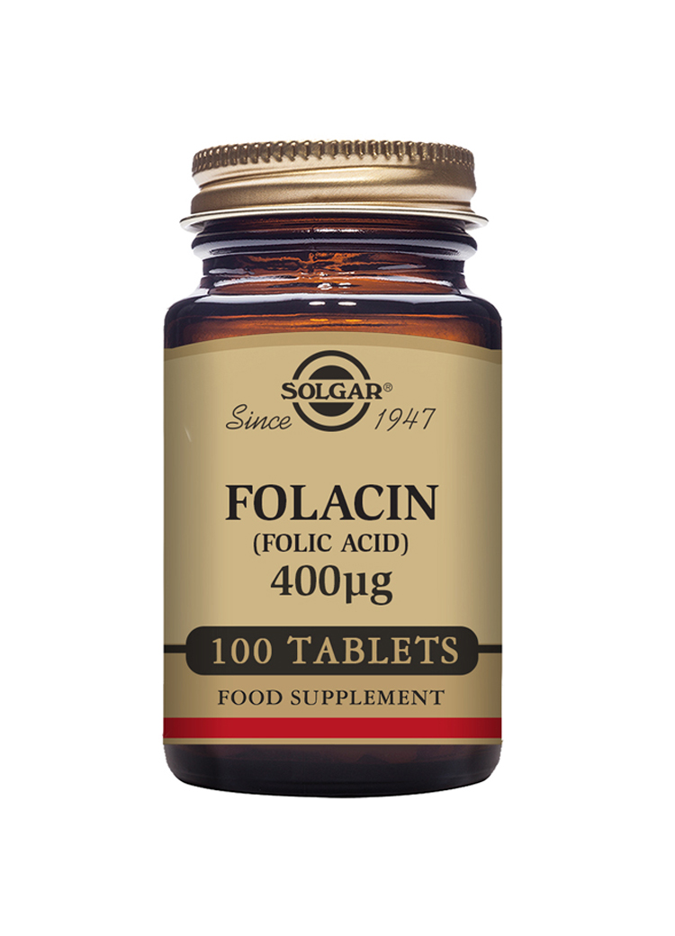 Folacin Ácido Fólico 400 µg – Solgar Portugal